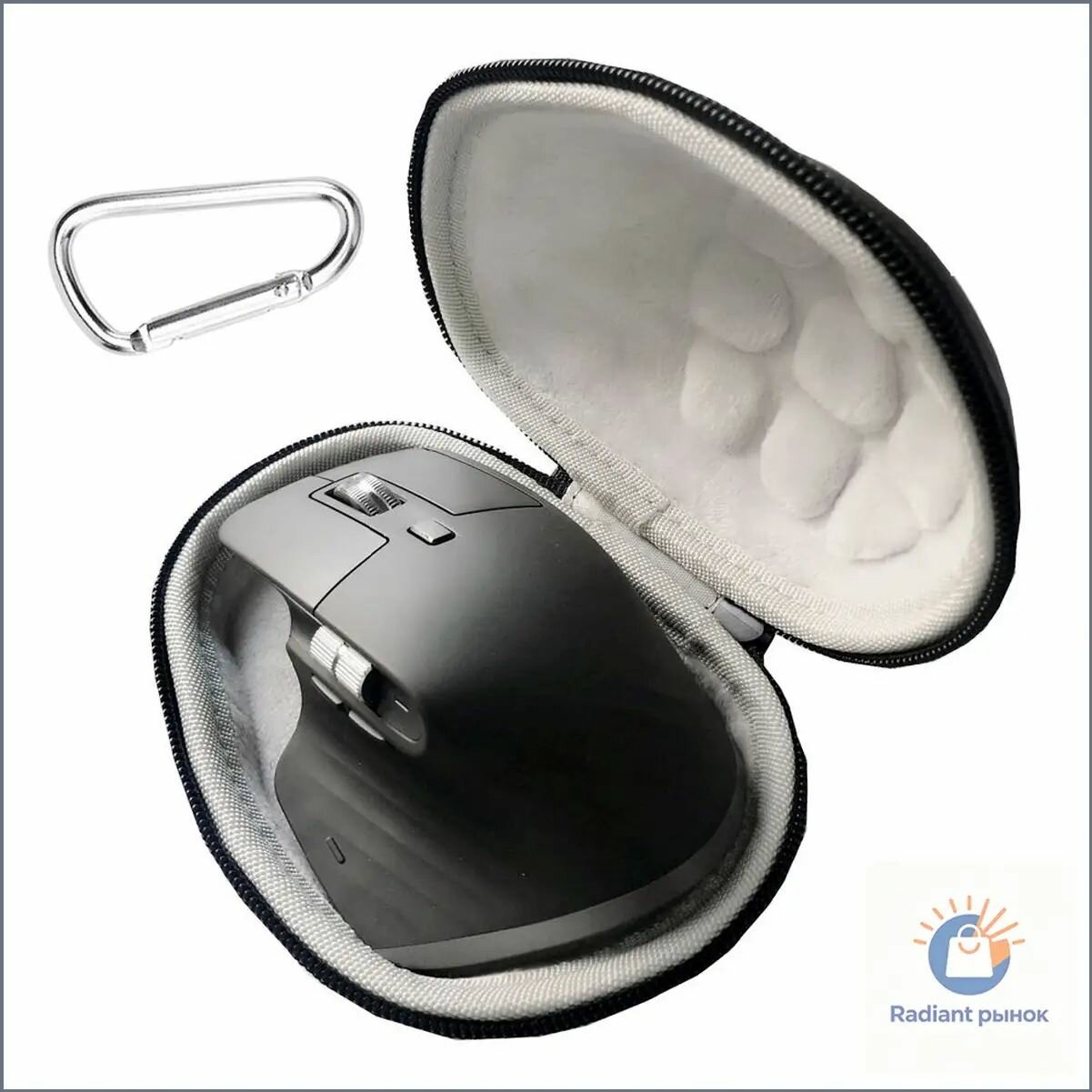 Milochic Игровая мышь беспроводная Mouse Case, серый