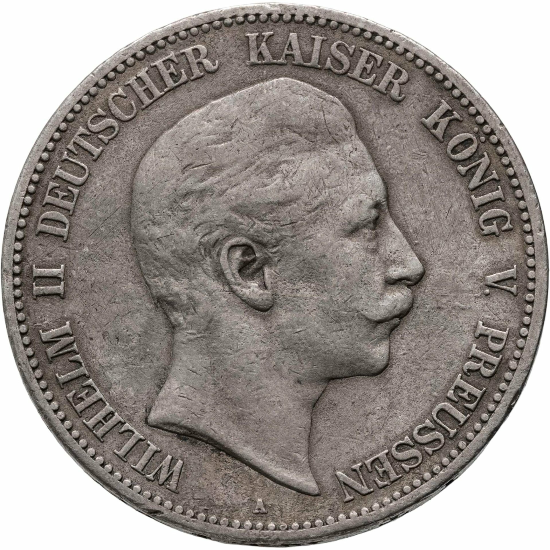 Германия (Империя) 5 марок (mark) 1907 A Пруссия