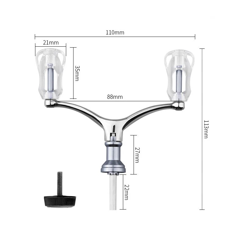 Двойная ручка для катушки Shimano, Белый, Color: C