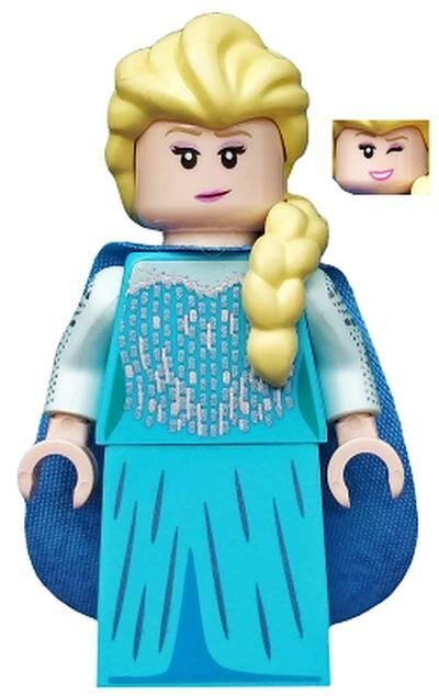 Минифигурка Lego dis032 Elsa, Disney, Series 2 (Minifigure Only without Stand and Accessories)