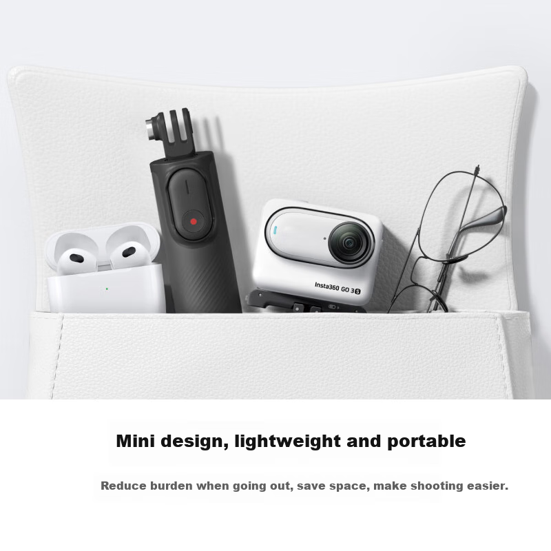 Insta360 Mini Tripod Selfie Stick 2.0 Портативная ручная штатив для камер Ace/GO Series Цвет：ЧерныйВерсия：Стандартная