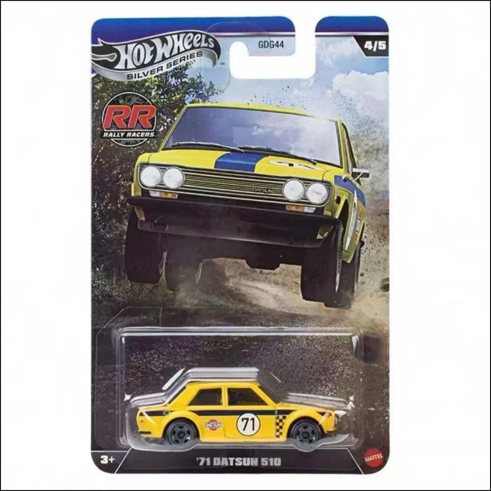 Машинка HOT WHEELS 1:64 71 DATSUN 510 Die-cast Alloy Model Collection Toy Children Gifts