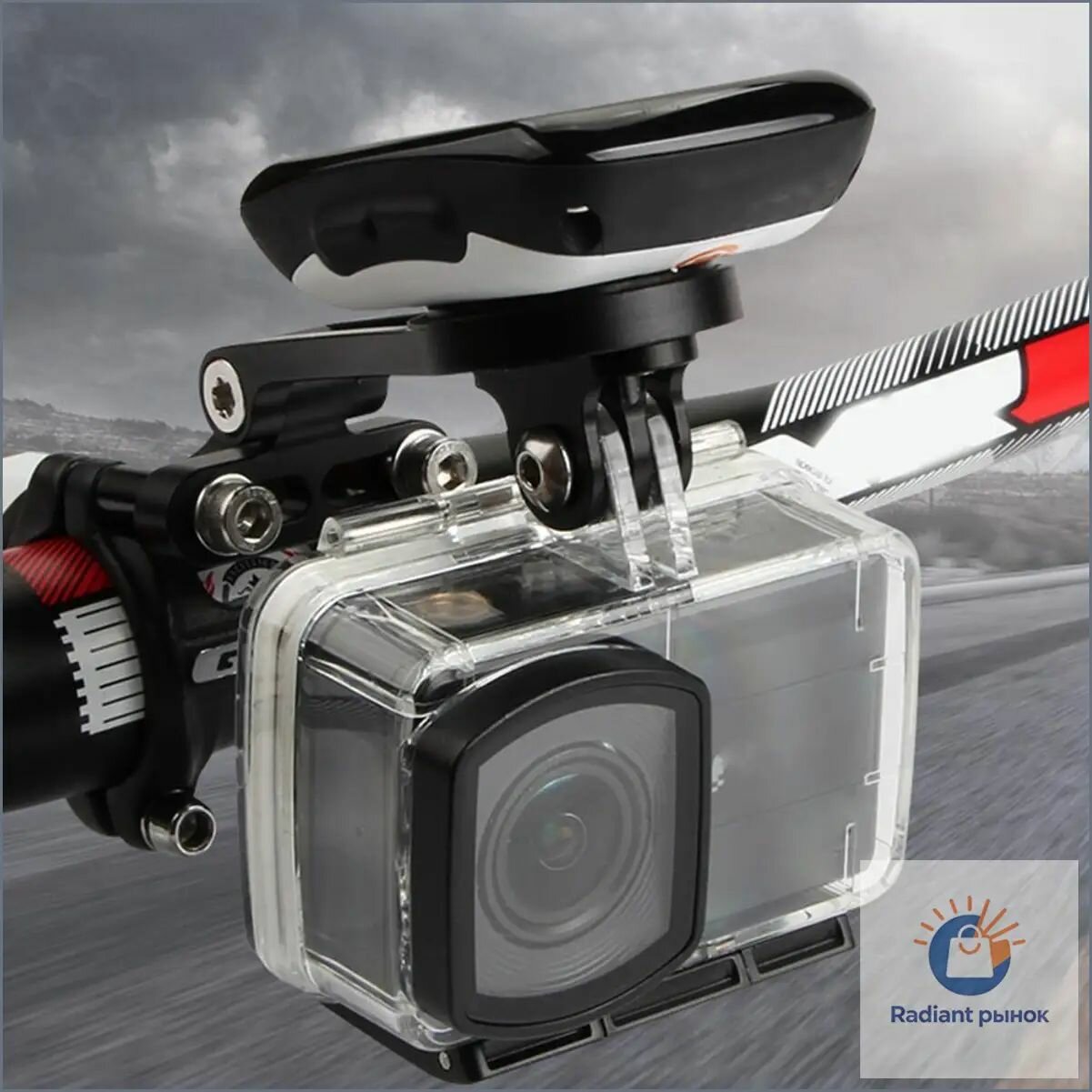 GUB G696 Держатель для велосипедного компьютера MTB Road Bike Camera Light Mount Support