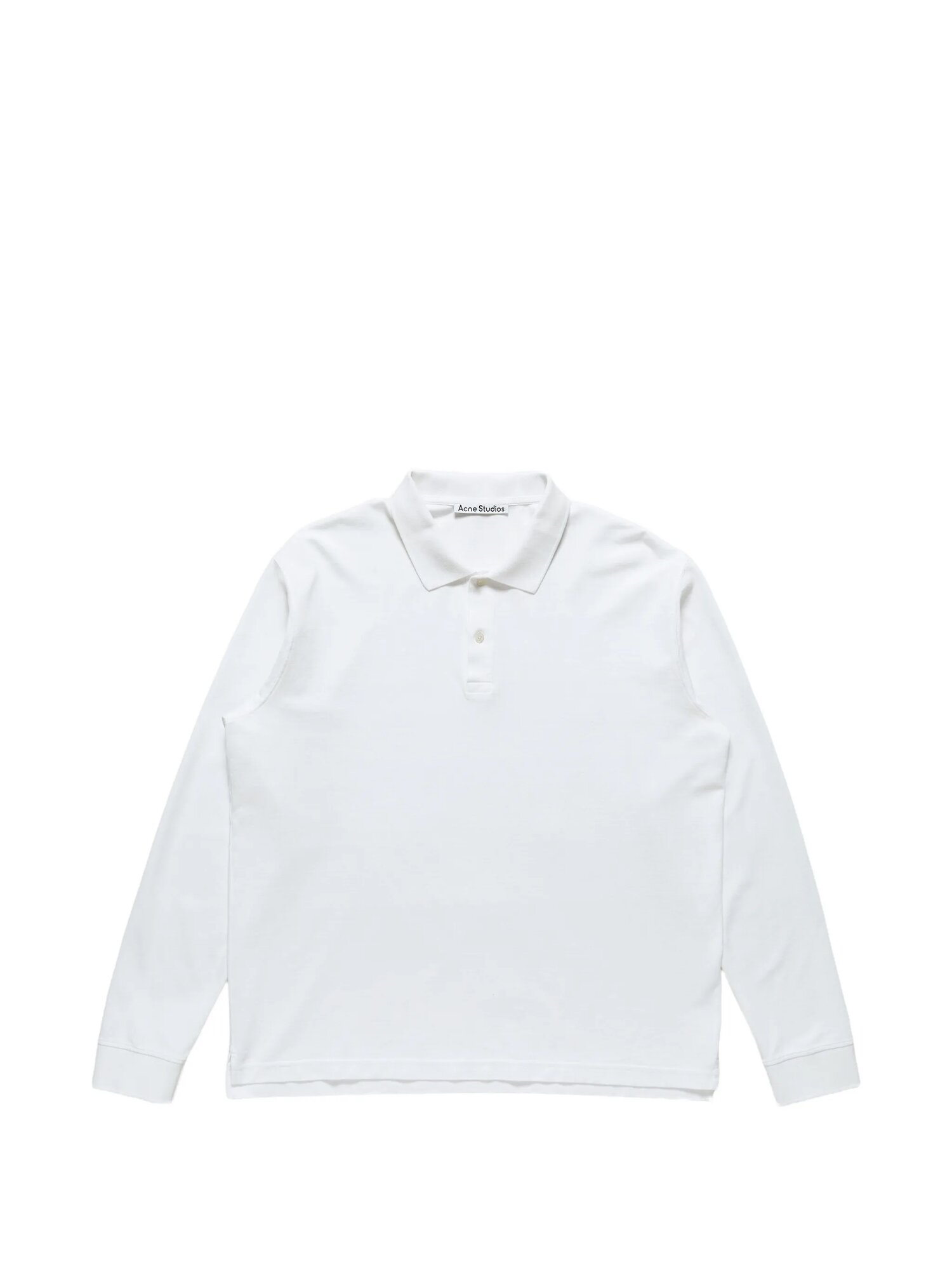 Рубашка Logo-print long-sleeve polo shirt
