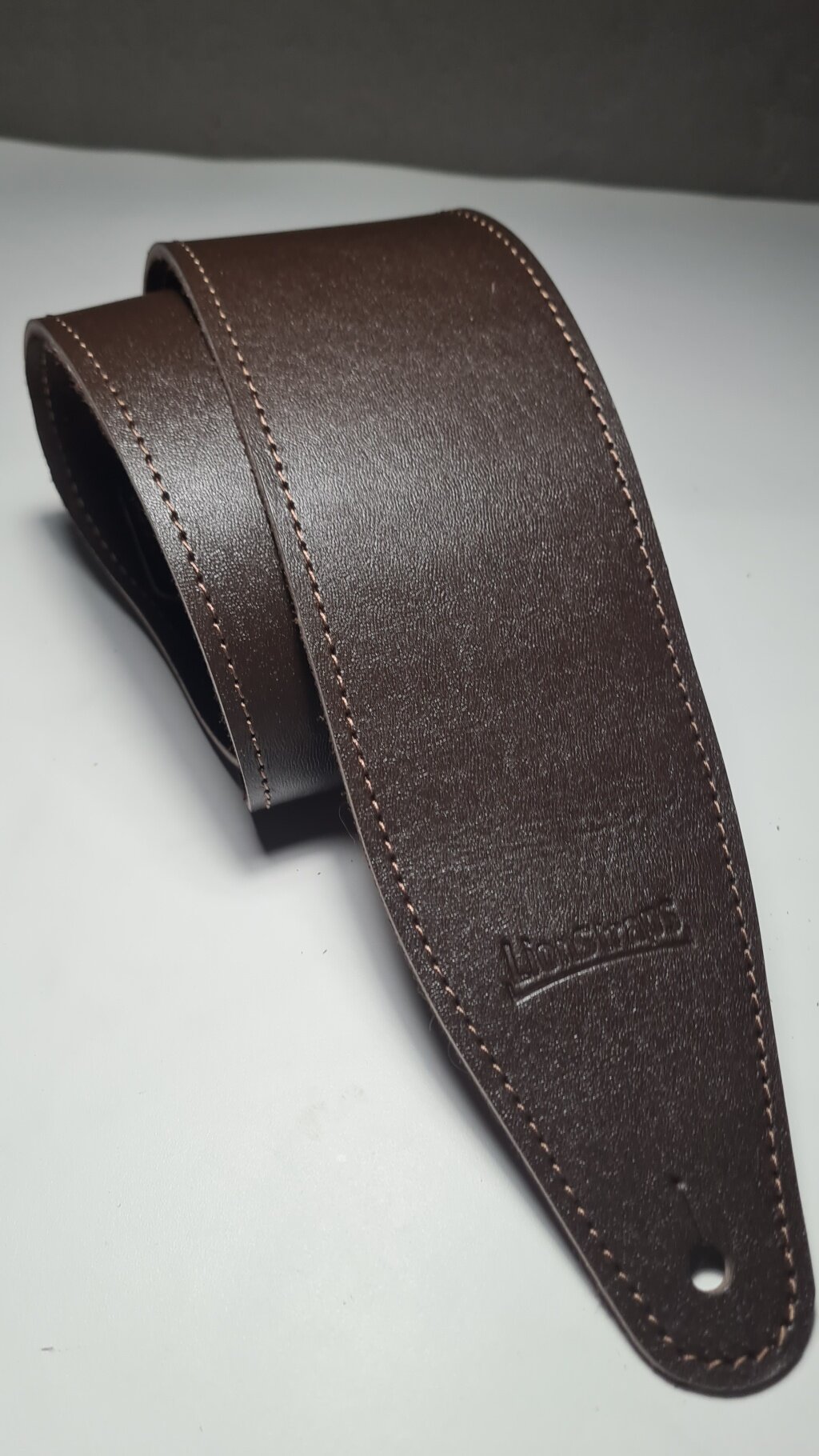 LS. C.003 Ремень для гитары, кожаный, коричневый, LionStraps