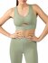 Топ спортивный Reebok Identity Train Ruched Bra W, размер S, зеленый