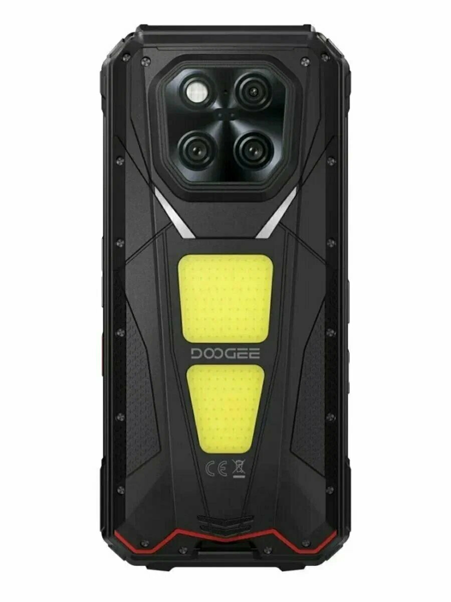 Смартфон Doogee V Max LR, (16+20)36/512 GB, Dual nano SIM, Armor Black (Черный)
