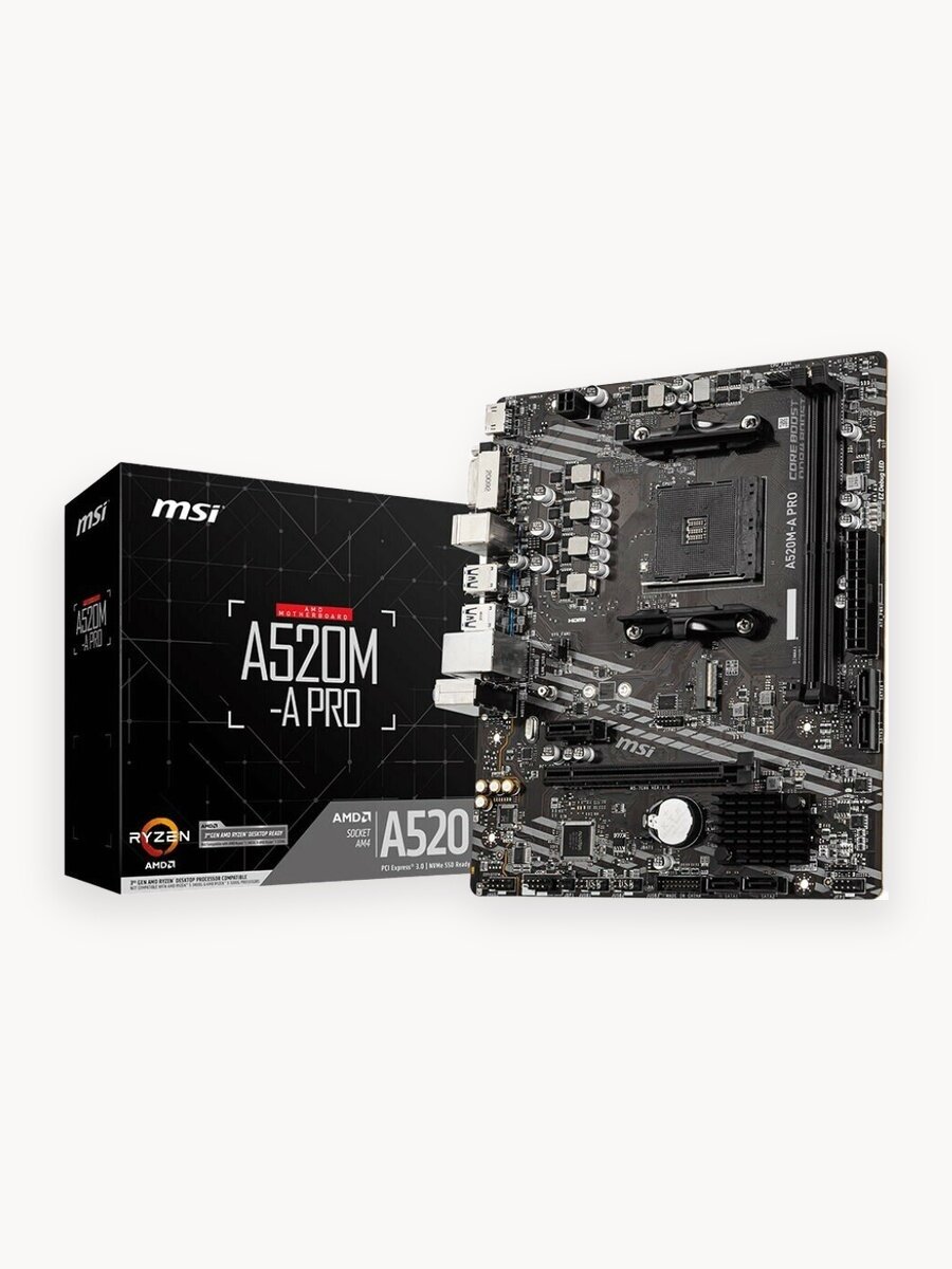 Материнская плата MSI A520M-A PRO