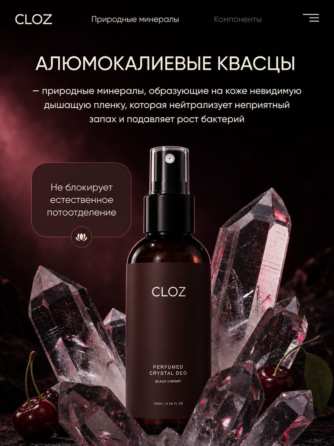 CLOZ Дезодорант 100 мл — фото 1