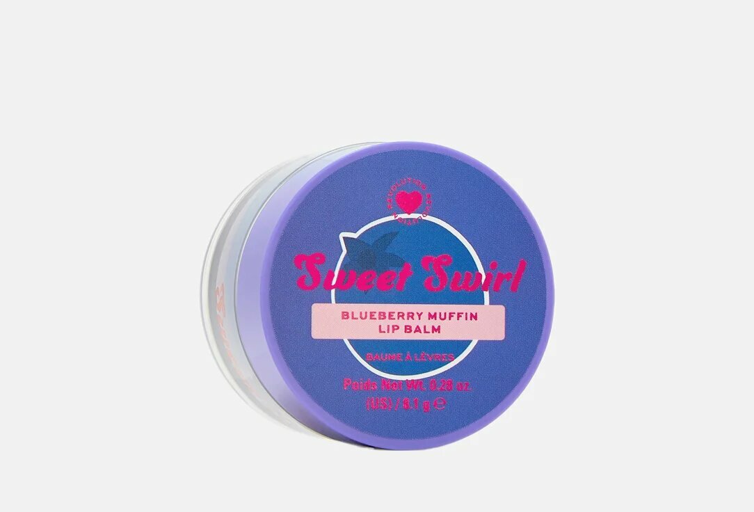 I Heart Revolution Sweet Swirl Lip Balm Бальзам для губ 8.1 г Blueberry muffin