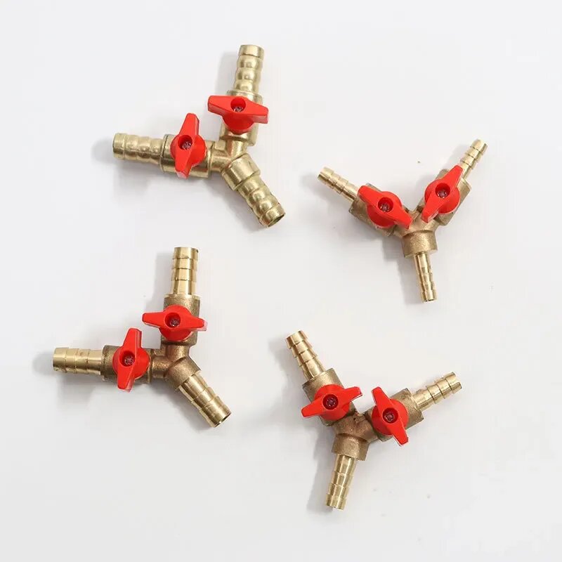 Газовый запорный клапан латунный 3/8 дюйма, 11.5mm