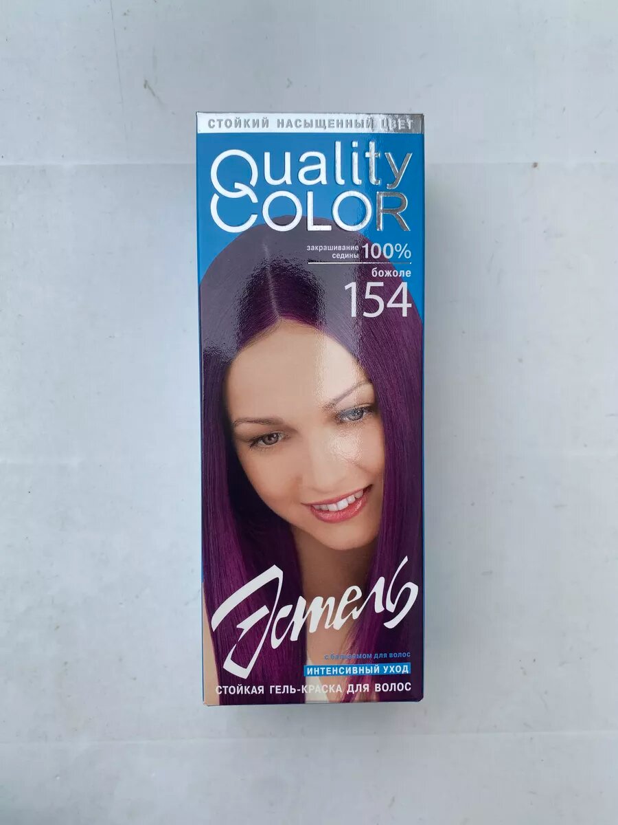 Гель-краска для волос Quality Color №154 божоле