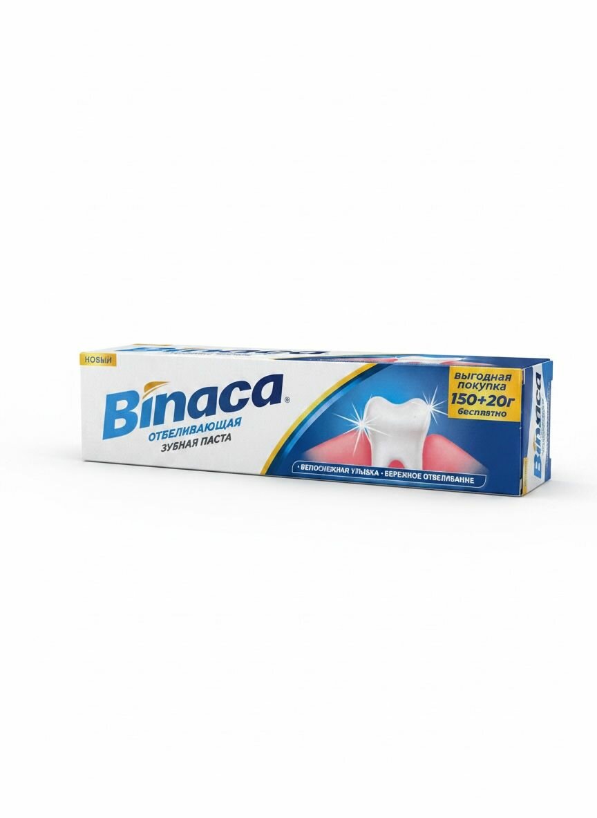 Dabur Зубная паста отбеливающая Binaca 170 г