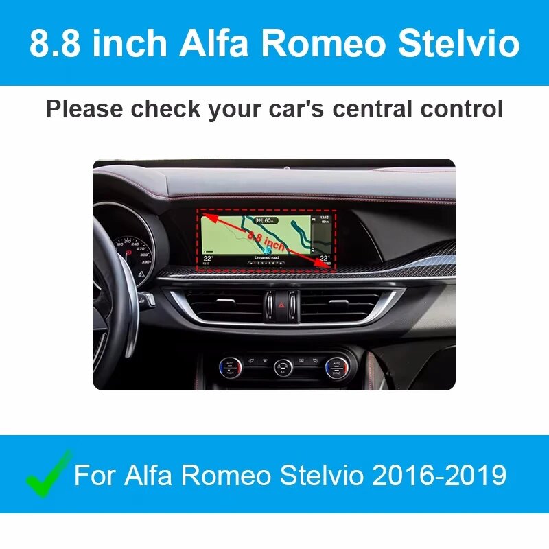 ANYFAR Новая улучшенная беспроводная приставка Carplay Android Auto для Alfa Romeo Stelvio и Giulia 2017-2020 годов выпуска