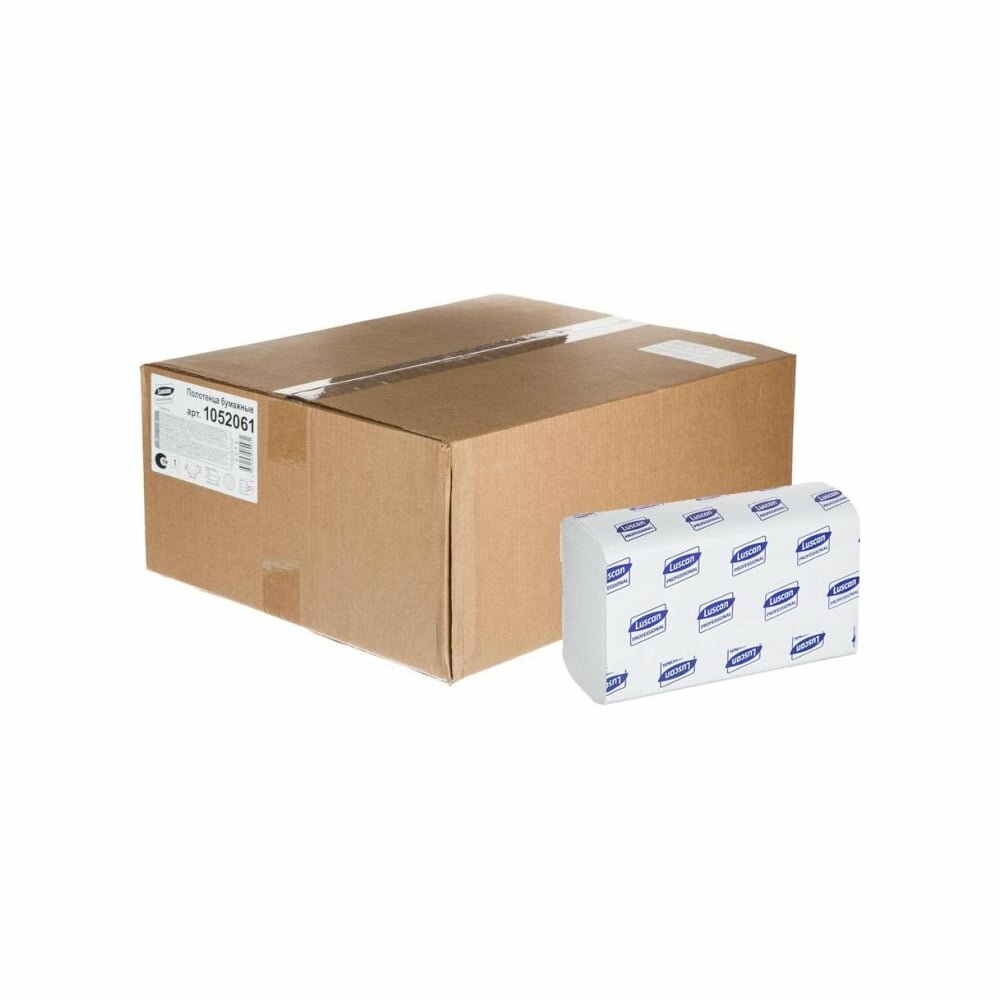 Полотенца бумажные д/дисп. Luscan PROFESSIONAL Luscan Professional Zсл1слвт190л21пач/уп 1052061