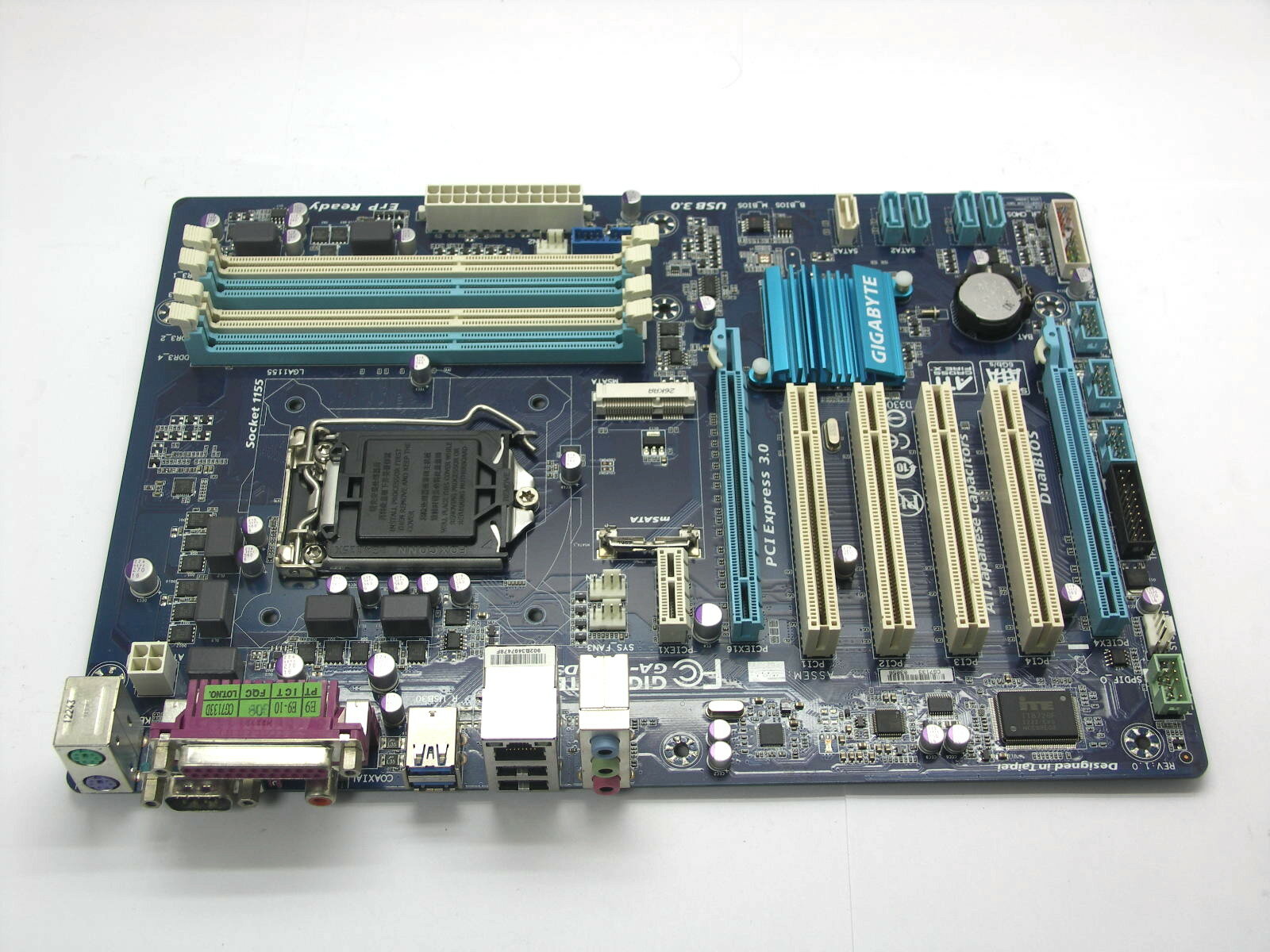Материнская плата S-1155 Gigabyte GA-P75-D3 B75/4xDDR3/mSATA/GbLAN/Sb/USB3.0/ATX