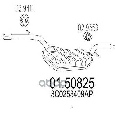 Амортизатор MTS арт. 0150825