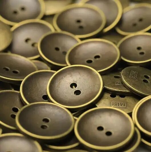 Металлические пуговицы vovoka, 10 шт, ретро, 15-22 мм 15mm 10pieces, Antique bronze