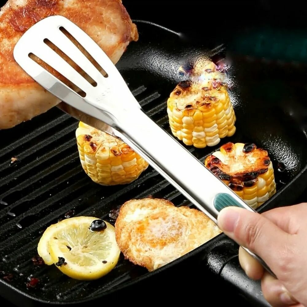 Щипцы кухонные металлические для мяса