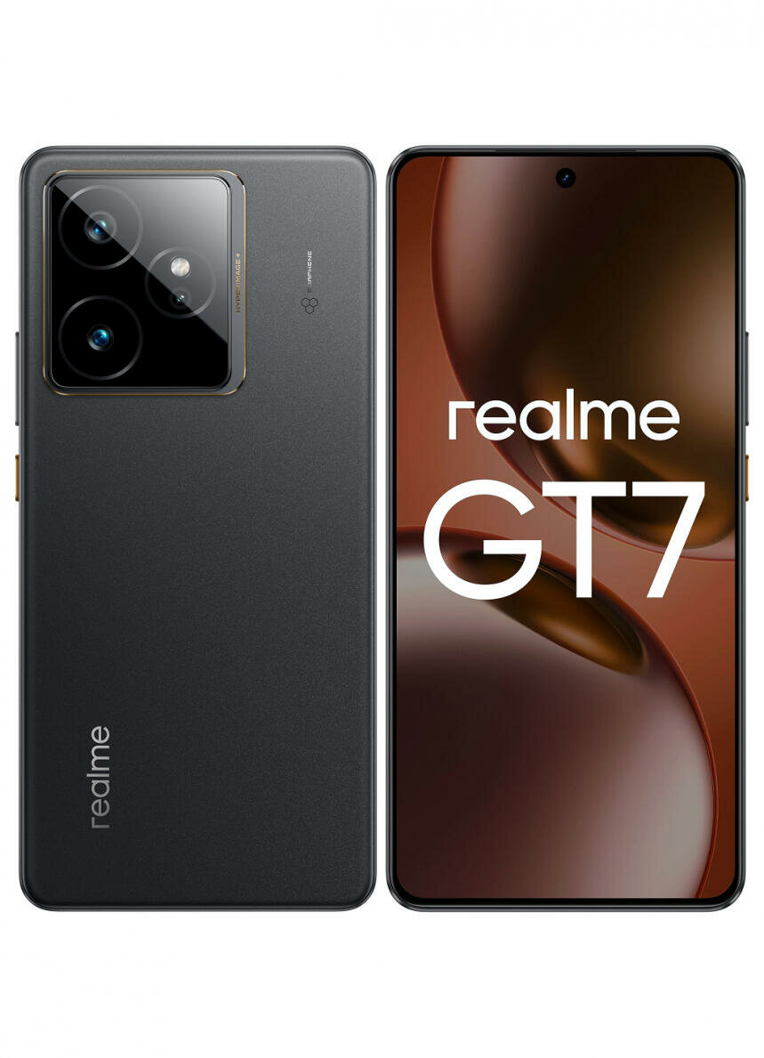 Смартфон Realme GT 7, 12/256Gb, AMOLED, Global, Black (Черный)