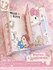 Блокнот A6-96 листов Hello Kitty розовый с мультяшными рисунками для записи в дн...