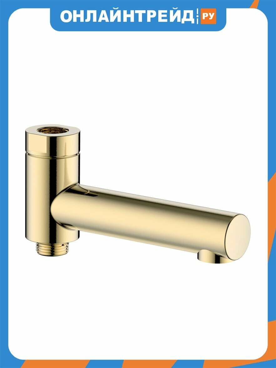 Излив Aquame AQM8301BG Излив поворотный с картриджем, Brushed gold