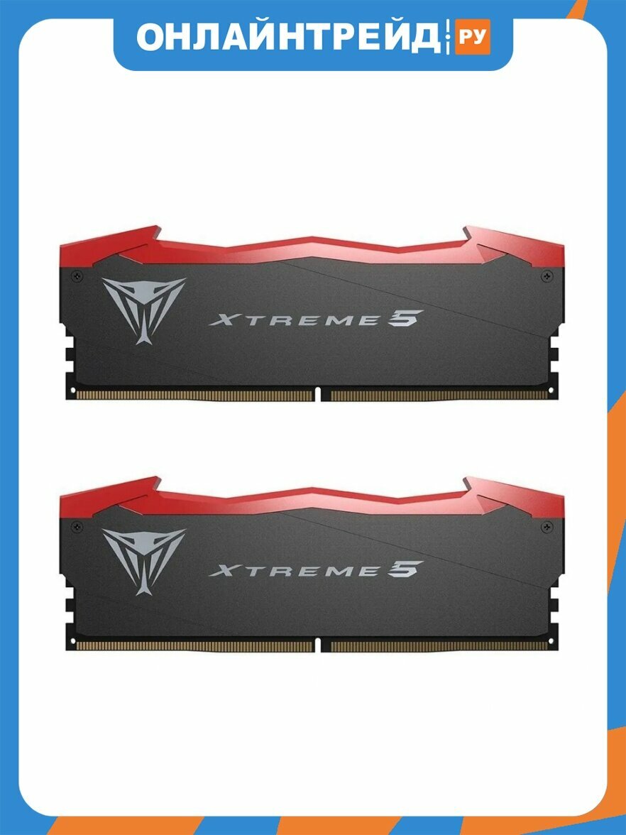 Оперативная память Patriot Memory Viper XTREME DDR 5 DIMM 32Gb (16Gbx2) 8200Mhz (PVX532G82C38K)