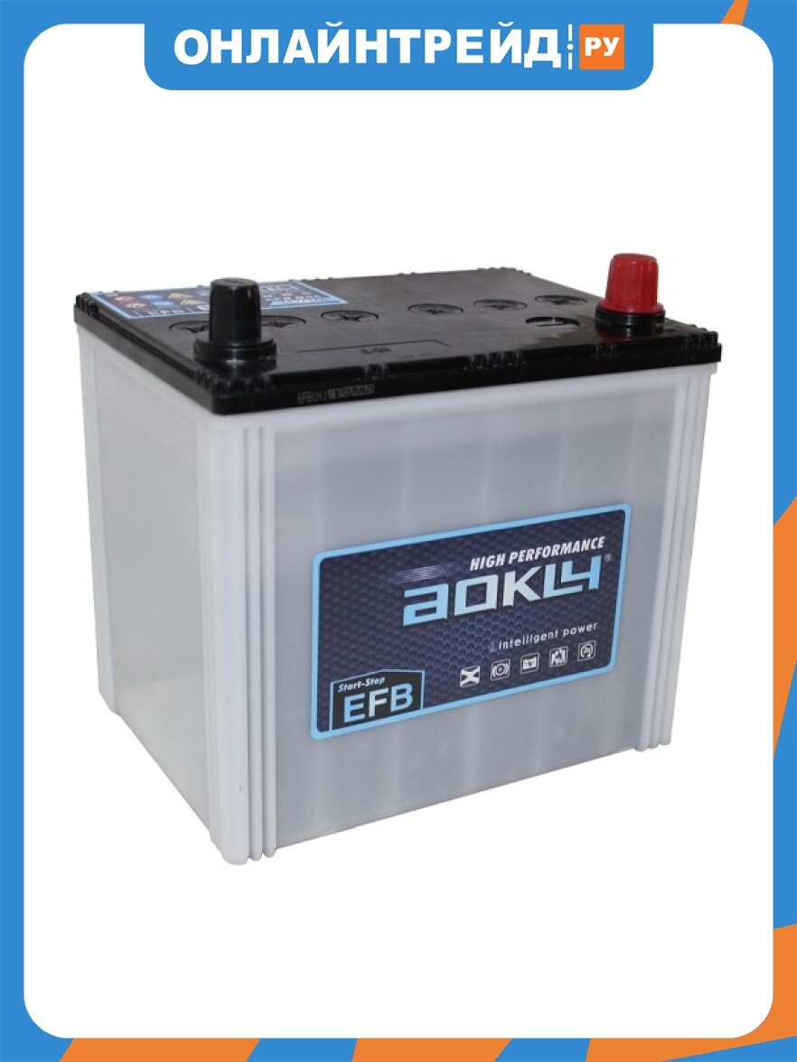Аккумулятор Aokly Asia EFB, 230x172x221, обратная полярность, 70 Ач, EFB Q85