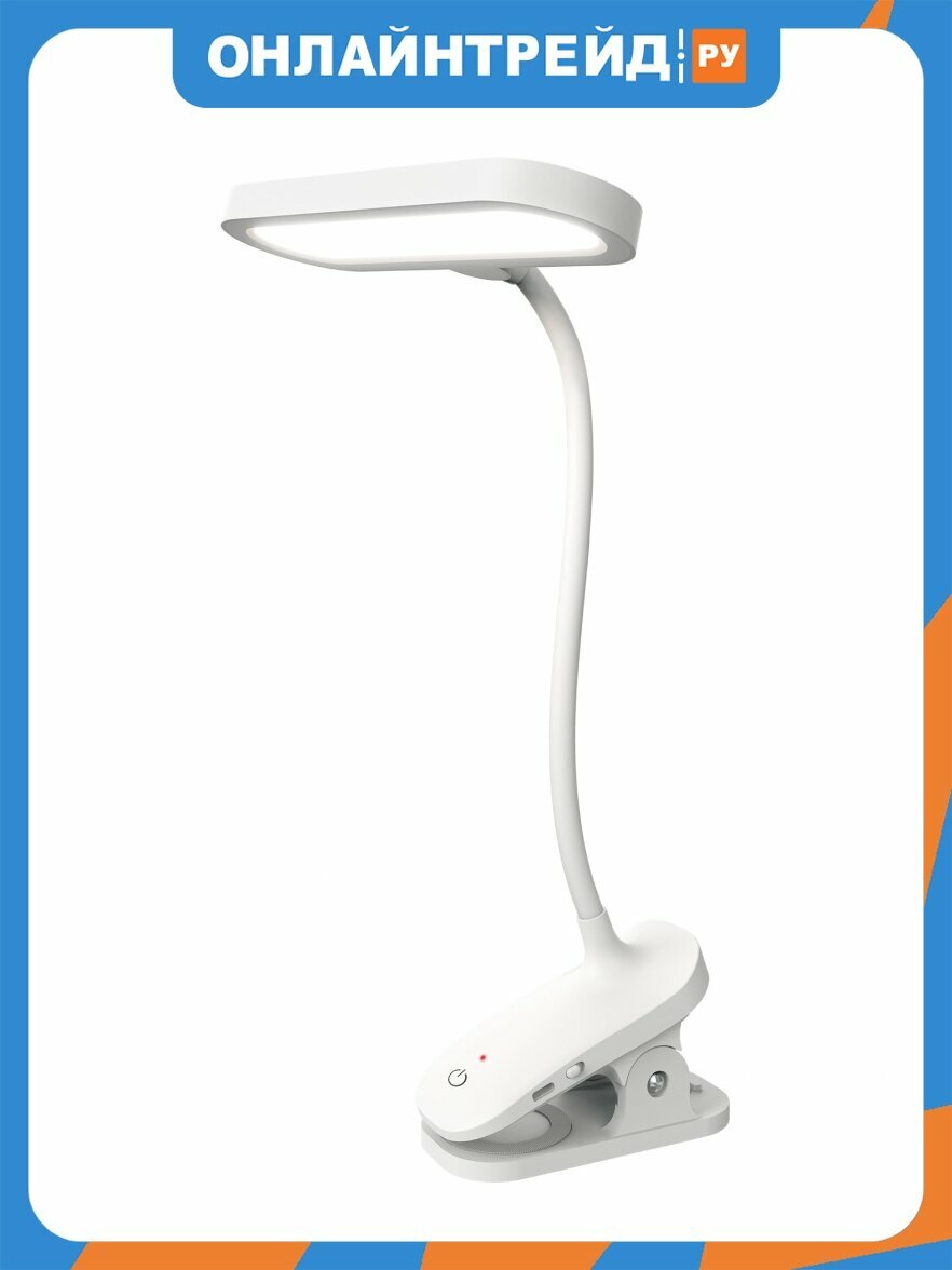 Светильник настольный светодиодный «прищепка» Uniel ULM-D602 10W/3000-6000K/DIM WHITE