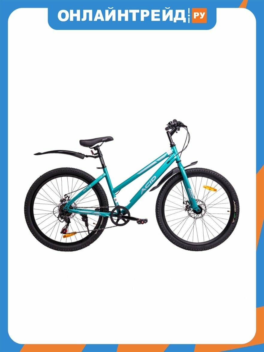 Женский велосипед Acid 26" Q 670 D Turquoise/Gray рама 16"