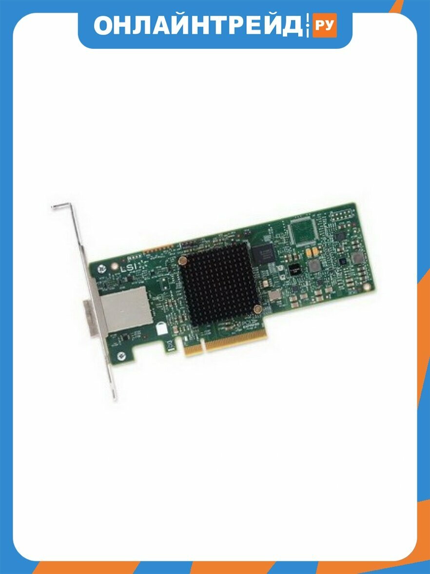Контроллер Broadcom / LSI SAS 9300-8e SGL (8-Port Ext, 12Gb/s SATA+SAS, PCIe 3.0 HBA) (H5-25460-001)