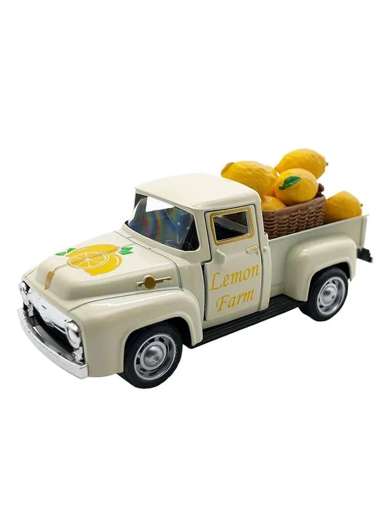 Фигурка декоративная "Lemon Farm" Beige, металлическая, высота 6.0 см, набор из 9 предметов