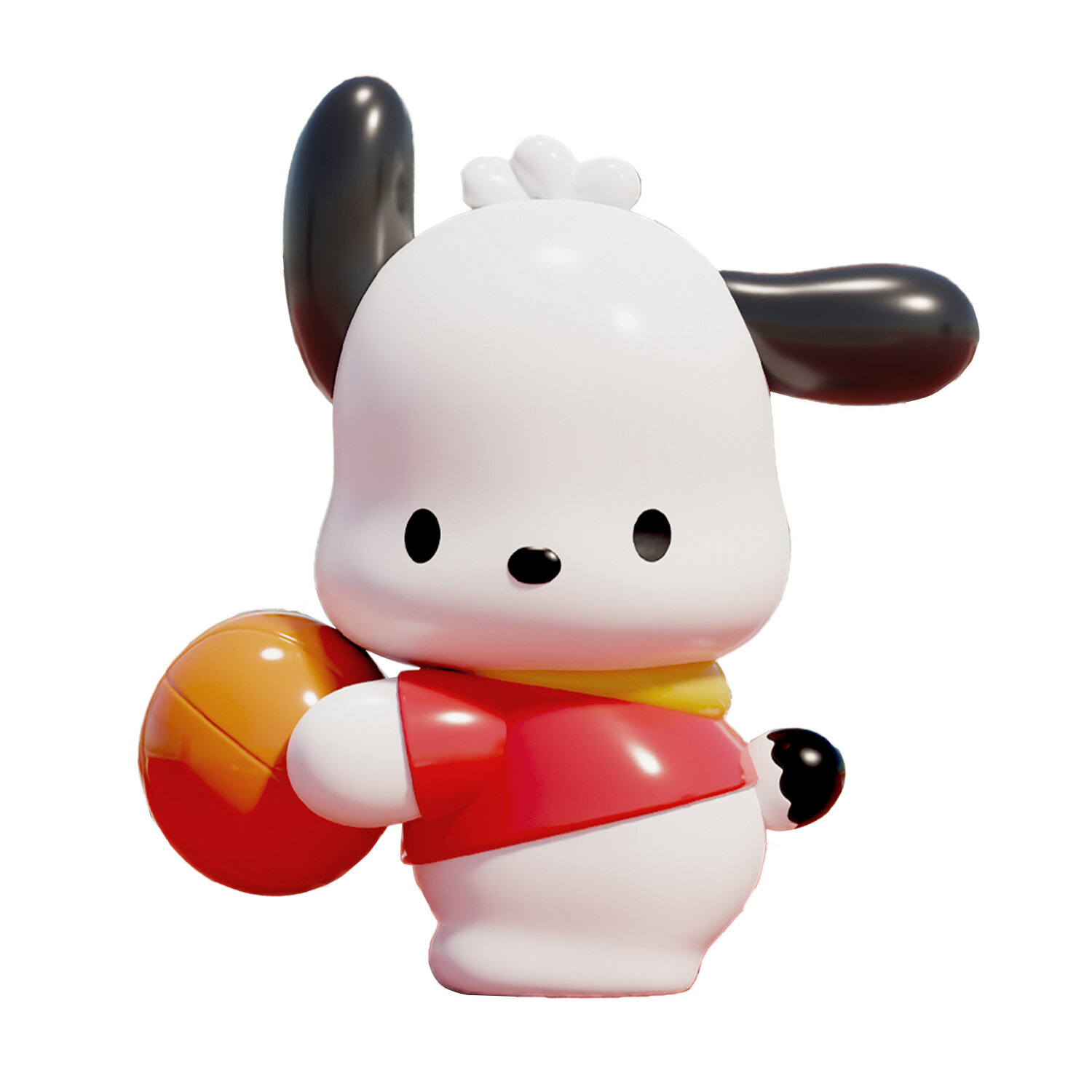 Настольные украшения унисекс Wolf Bowang x Sanrio Pochacco Таинственные коробки, Basketball kid
