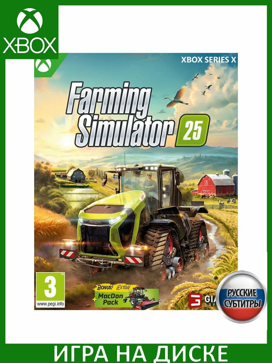 Игра Farming Simulator 25 Xbox Series X Русская Версия Диск на Xbox Series X