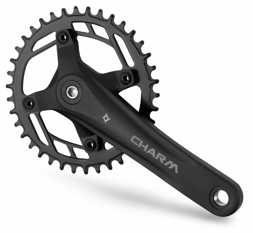 Система Prowheel CHARM-FD04S-B 14738 MTB 1х(9/10/11S), 34T, сталь, 175, алюм, Chainline 53, кв, под 113, черн.