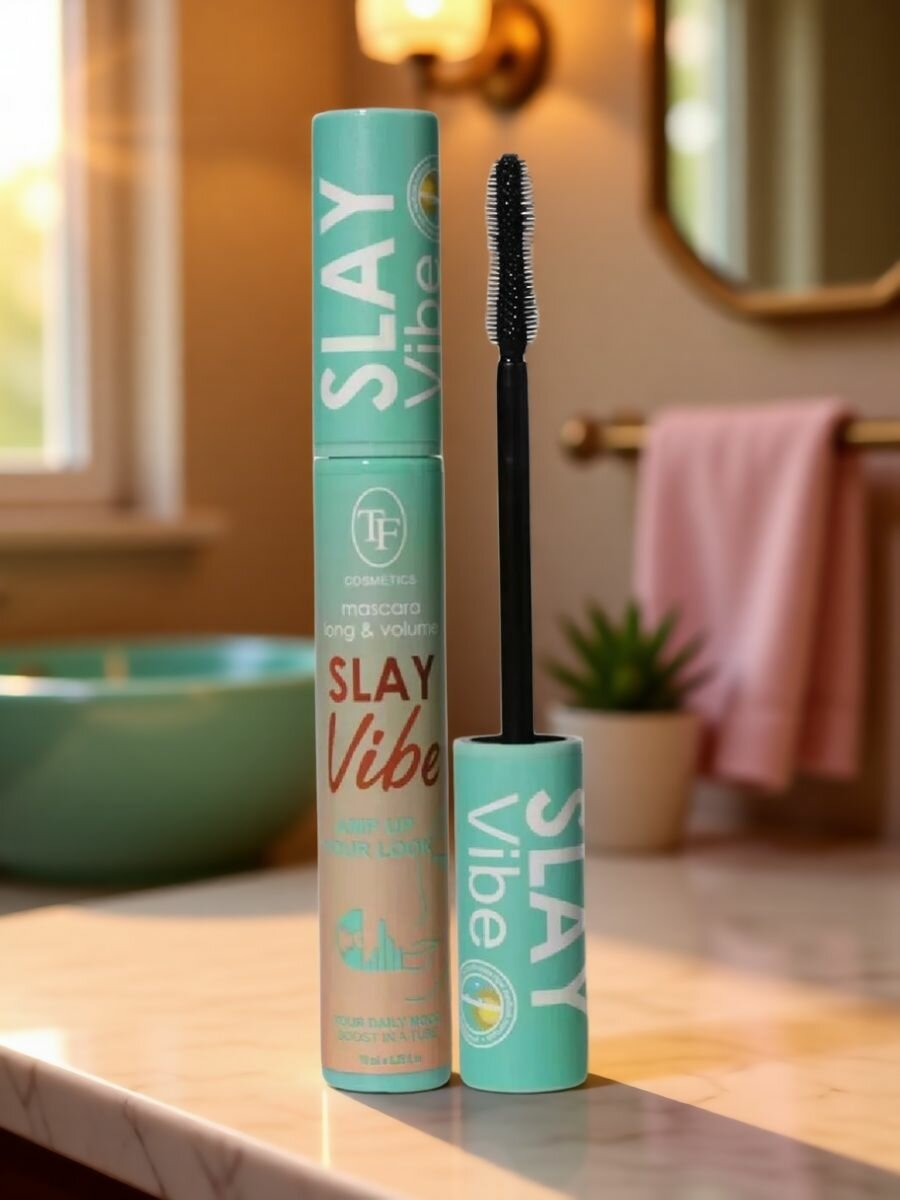 Тушь для ресниц термо SLAY VIBE, цвет черный / TF cosmetics