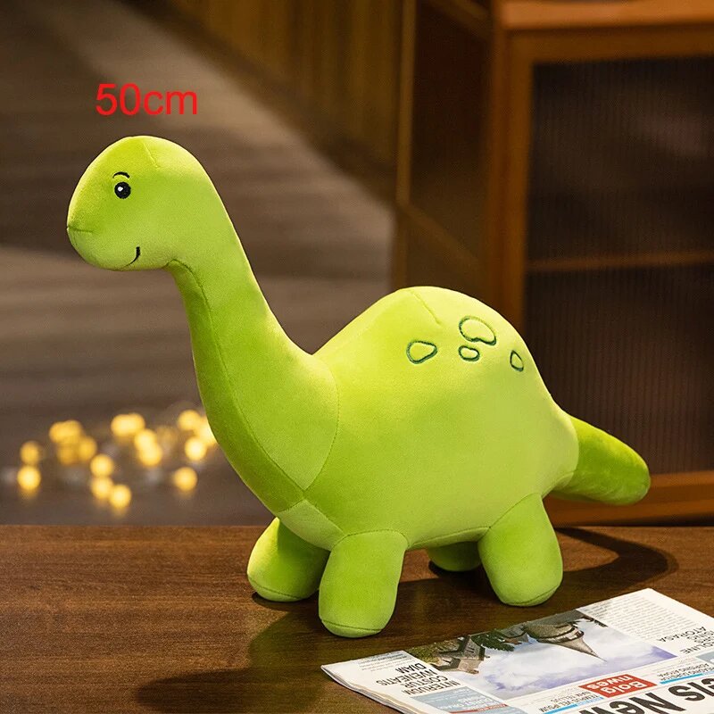 Плюшевый динозавр трицератопс Green 50cm