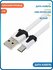 Дата-кабель М1 USB-MicroUSB, 1 м, белый