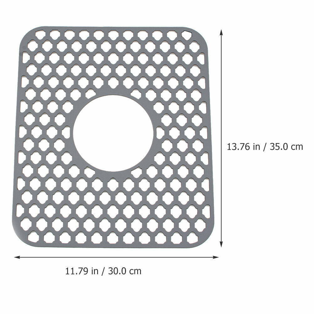 Коврик Для Раковины Из Силикона Защита От Царапин 35.00X30.00X0.70Cm