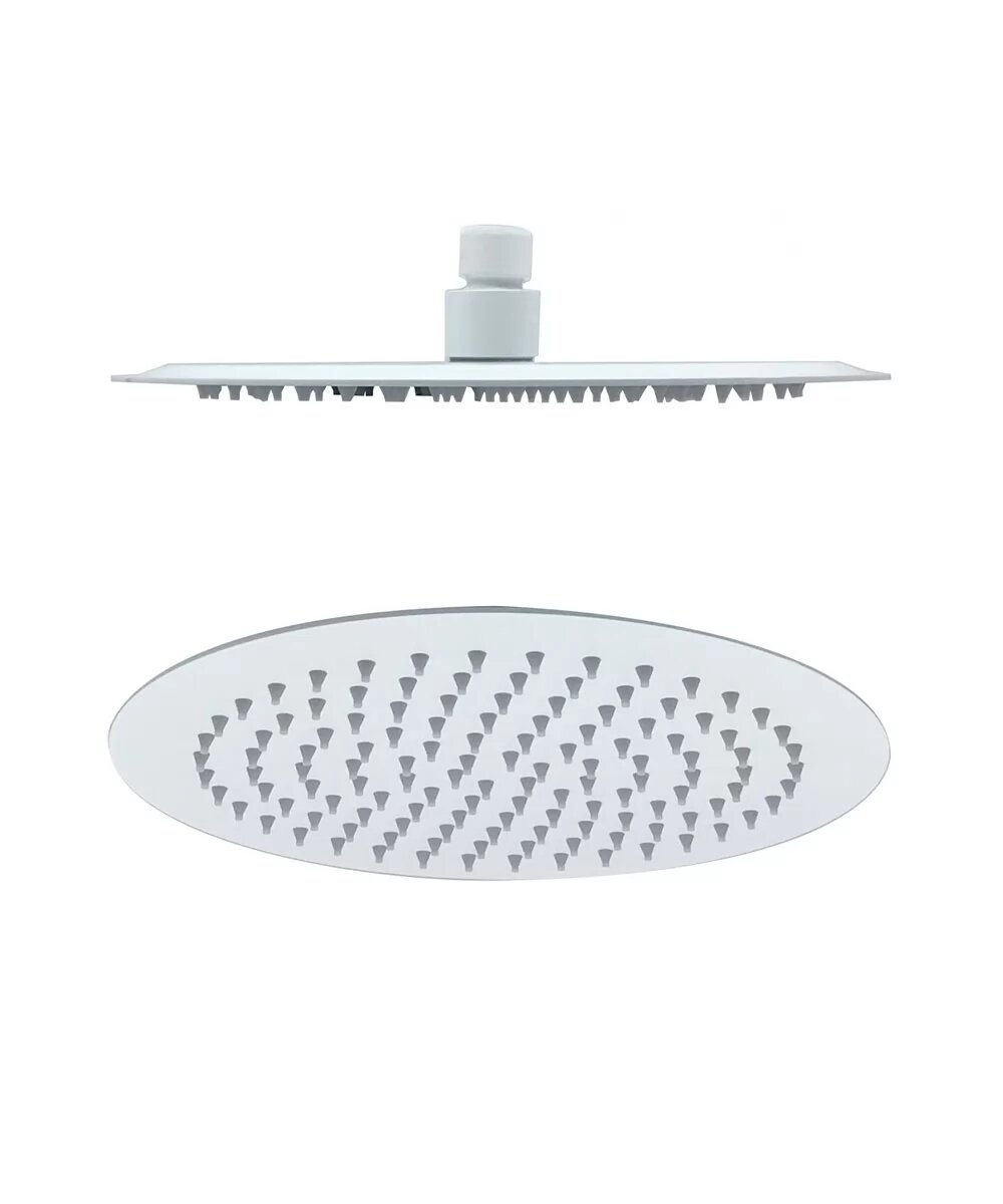 Лейка тропическая круглая 250х250 Ganzer GZ018-25-F белый