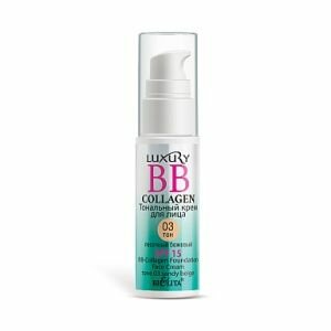 Белита Тональный крем ВВ-Collagen Тон 03 песочный бежевый Luxury, 25мл