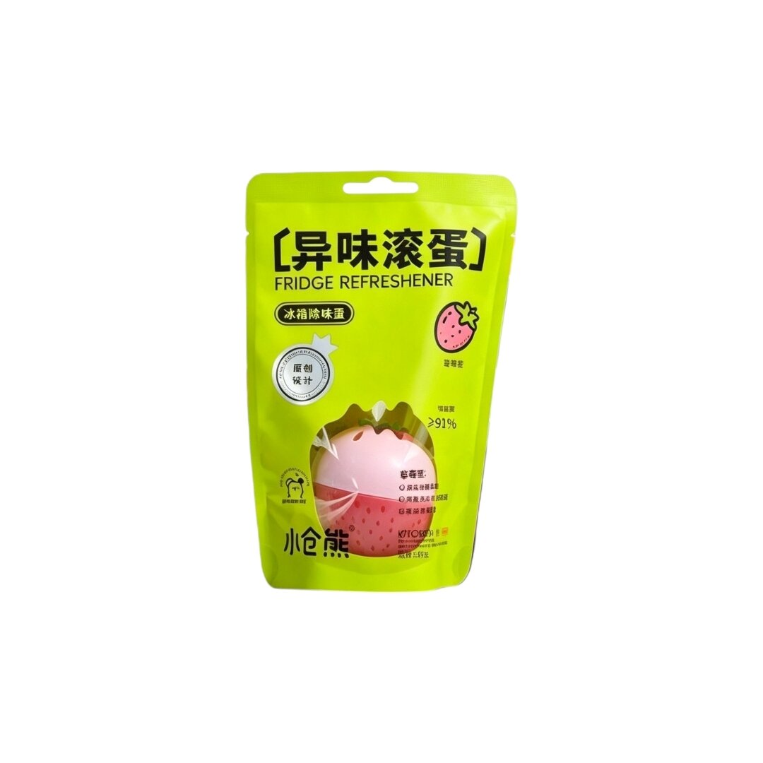 Поглотитель запахов для холодильника Xiaomi Kokura Bear Customized Refrigerator Deodorant Egg 1 шт. (Клубника)