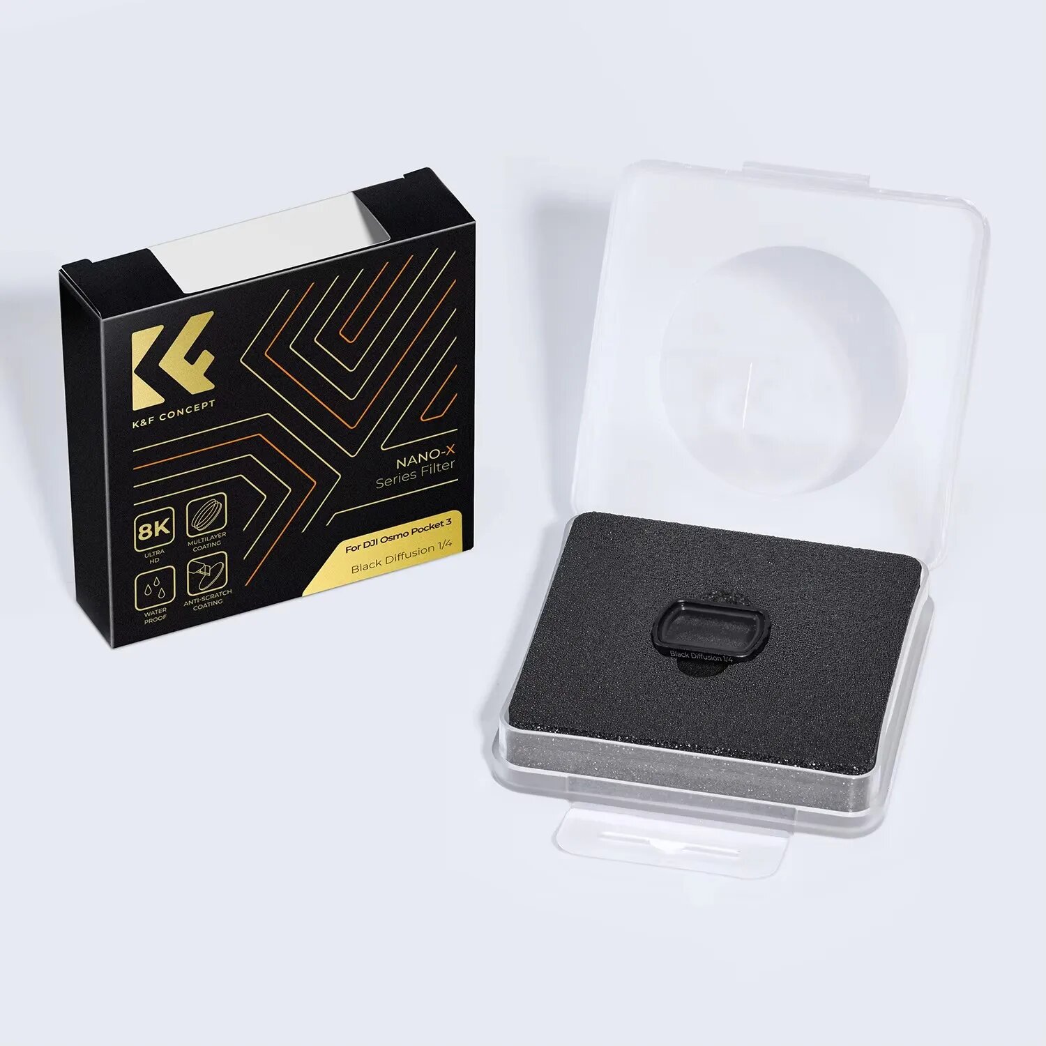 Фильтр K&F Concept Black Mist 1/4 для Osmo Pocket 4 / Pocket 3