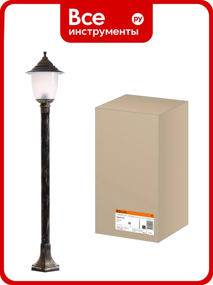 Светильник TDM ELECTRIC Прага Эл-11-73-125Б 60 Вт Е27 напольный на стойке h-1.25 м бронза SQ0330-0520