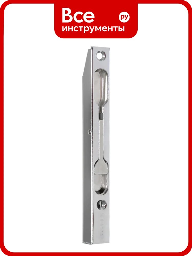 Шпингалет торцевой Doorlock DL LX140 CP полированный хром, для деревянных дверей, длина хода 12 мм, 16х140 мм 74249