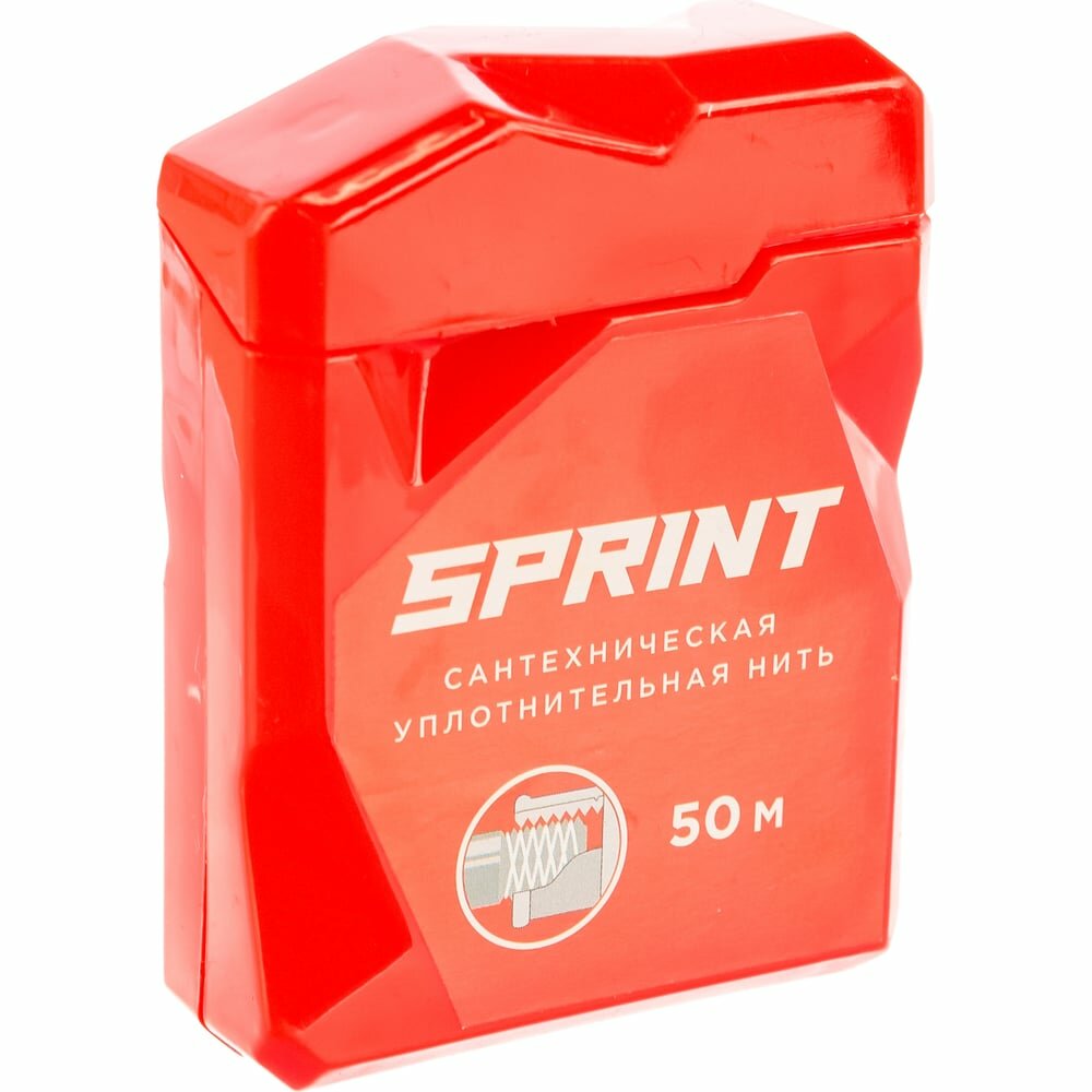 Уплотнительная нить Sprint 50м бокс, блистер 04062 4630009040620 — фото 1