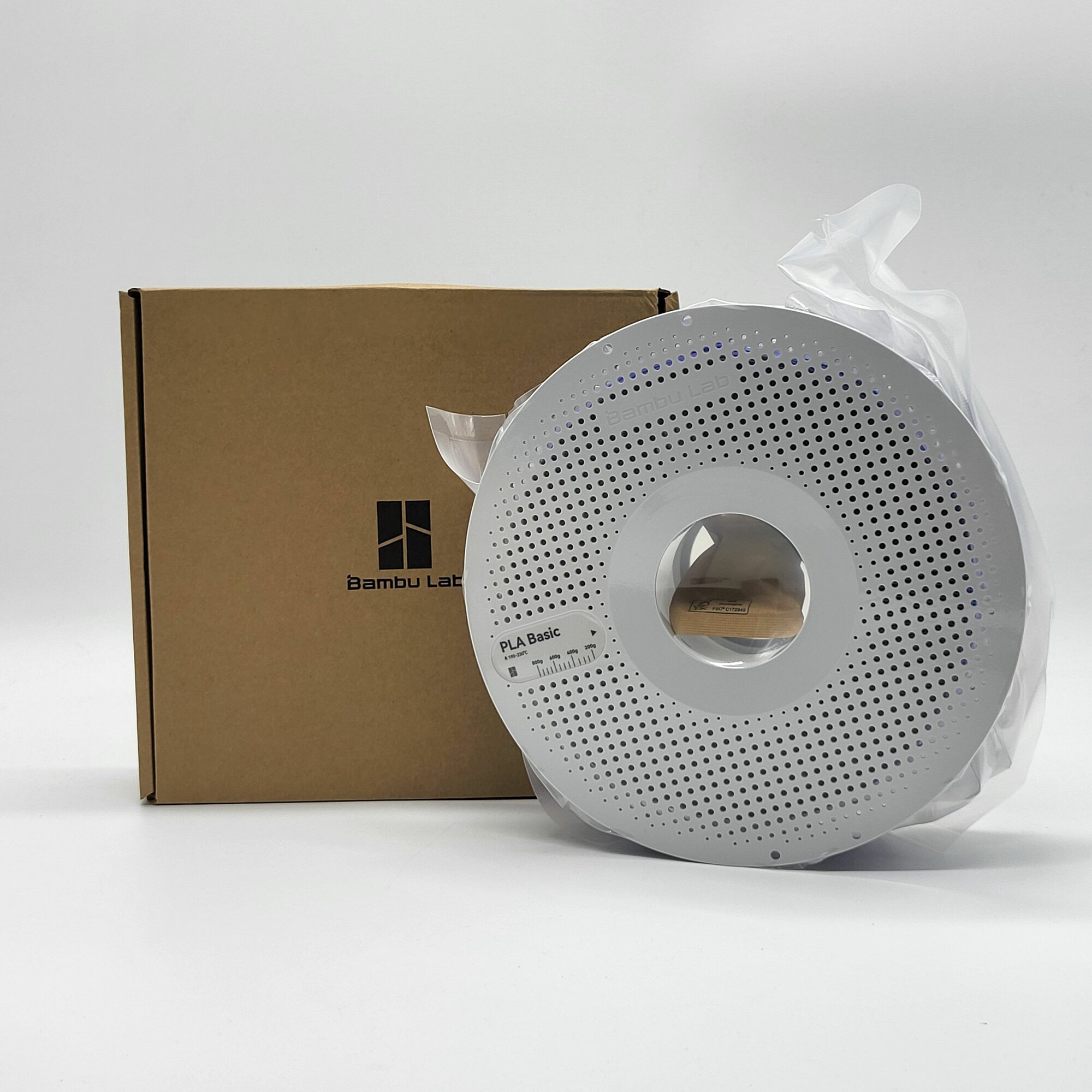 Пластик Bambu Lab для 3d принтера PLA Basic Blue, 1 кг, на катушке — фото 1
