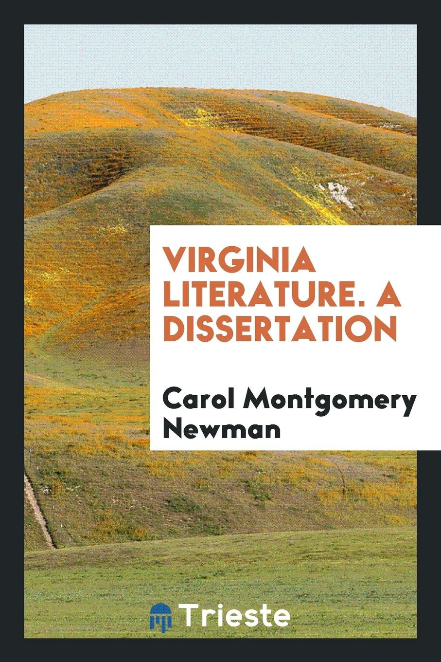 Virginia Literature. A dissertation — фото 1