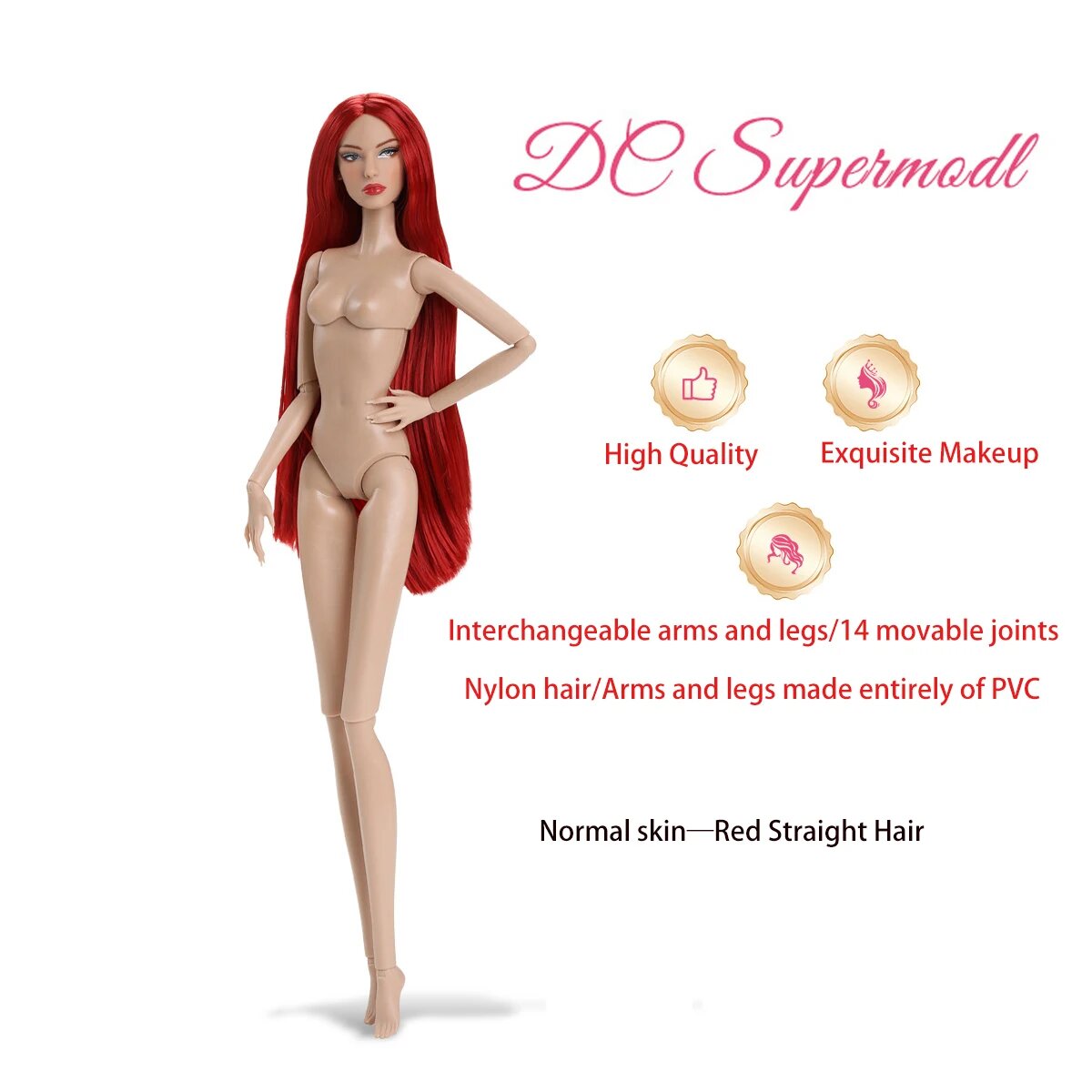 DC Supermodel кукла, 32 см, Normal skin A6
