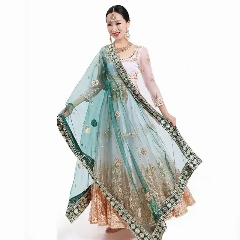 Индийская полиэстер шашл Один размер, color5 only shawl